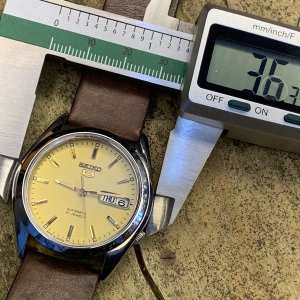 Beautiful Vintage Seiko Automatic golden dial Watch Japan Made ...