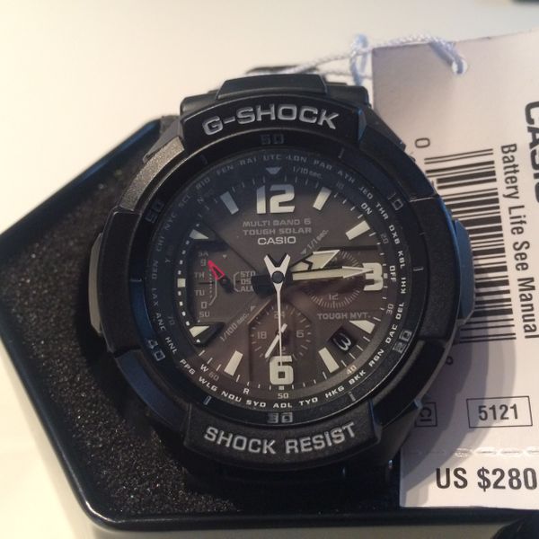 Casio G-Shock GW3000BB-1A atomic solar watch, great condition, 2 Straps ...
