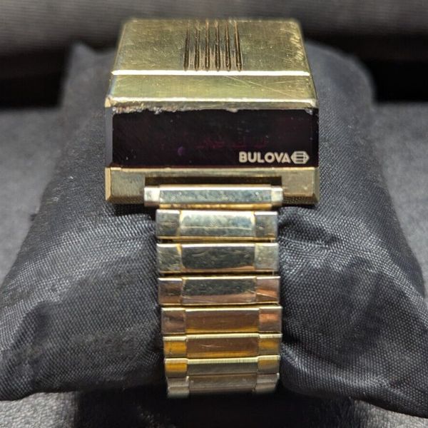 Vintage 1970s Bulova Gold tone Computron - Needs Service | WatchCharts ...