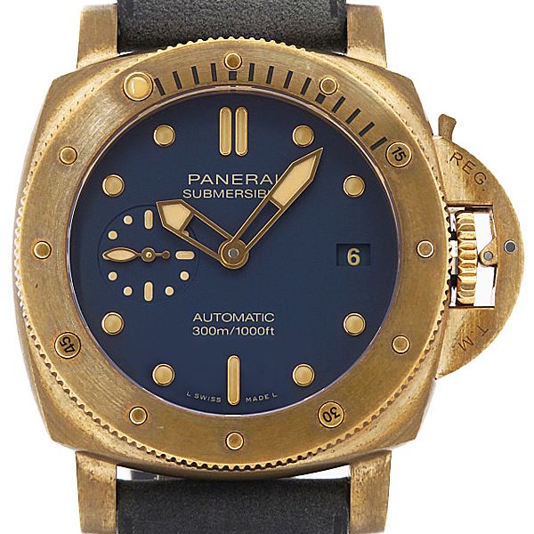 [PANERAI] Panerai "Submersible Bronzo Blue Abisso" PAM01074 No. W '20 ...