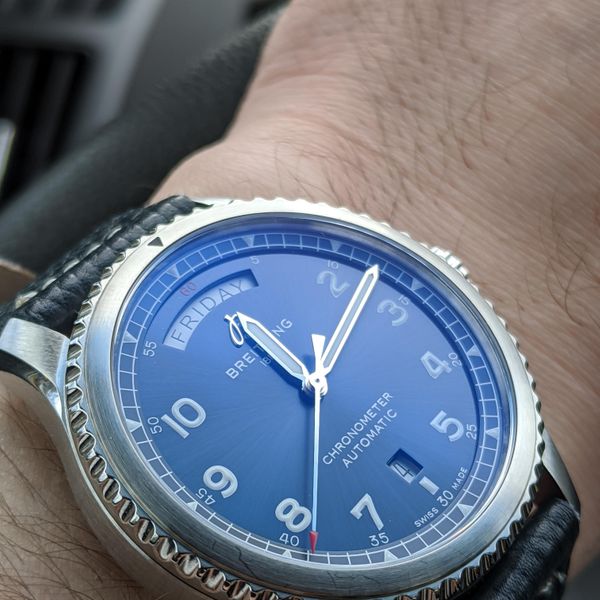 [WTS/WTT] Breitling Navitimer 8/Aviator 8 Day-Date - Blue Dial - 41mm ...
