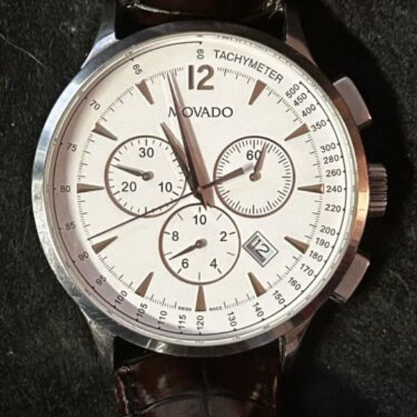 Movado Heritage Series Circa Men’s Chronograph Watch | WatchCharts ...