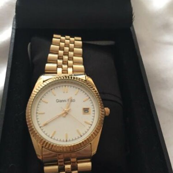 Gianni Ricci Gold Coloured Wrist Men's Watch, small/medium size ...