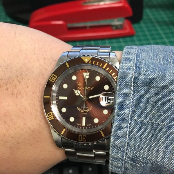 Squale 20 ATMOS Root Beer | WatchCharts