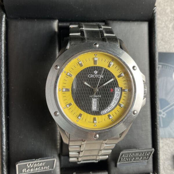 Croton Swiss Movement Limited Edition Mens Automatic 25 Jewels Watch ...