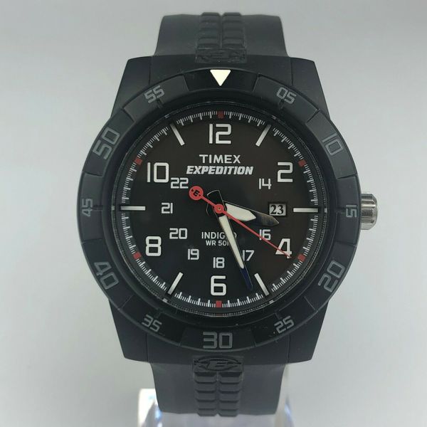 Timex Mens Expedition Indiglo WR 50m CR 2018 Stainless Steel Watch ...