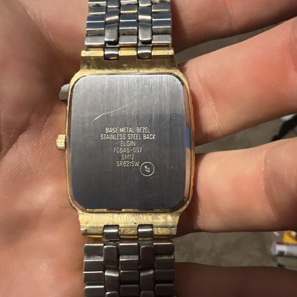 elgin square wrist watch | WatchCharts Marketplace