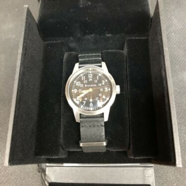 Bulova x Macy's Limited Edition WWII Military Hack Watch 38mm Complete ...
