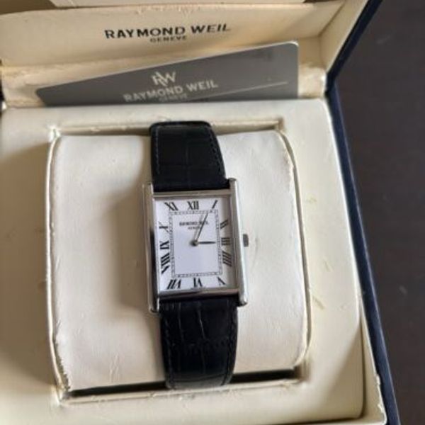 Raymond Weil 5768 tank style watch | WatchCharts Marketplace