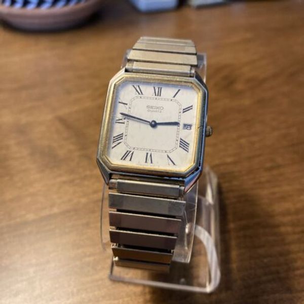 Seiko 6429-5010 Roman Numeral Dial Tank Watch | WatchCharts Marketplace
