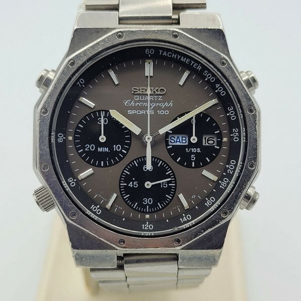 Vintage Men's Seiko Royal Oak 7A38-7029 Stainless Steel Quartz Chronograph P/R | WatchCharts ...