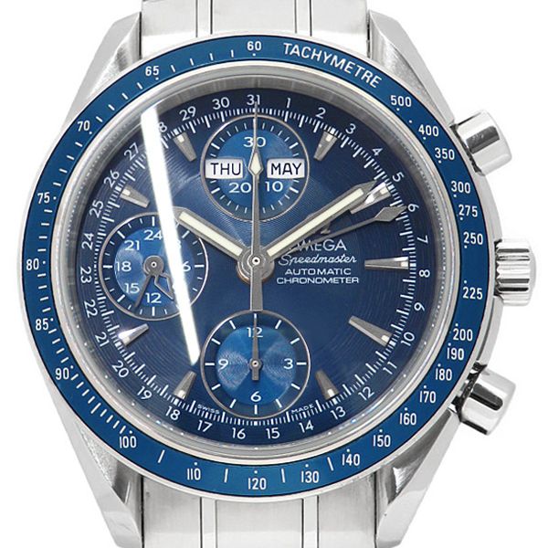 [OMEGA] Omega "Speedmaster Triple Calendar" 3222.80 Men's self-winding ...