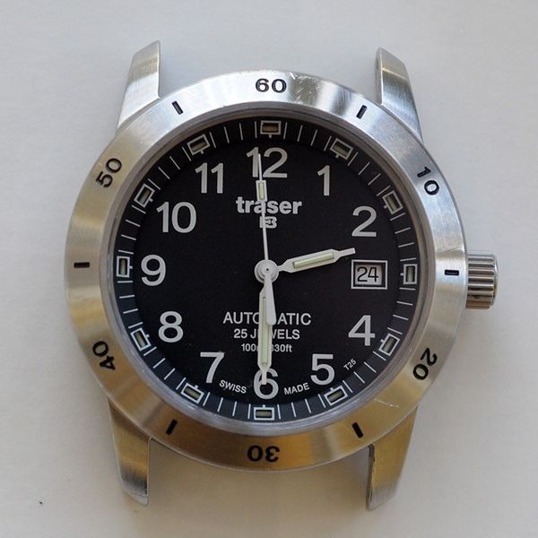 SOLD ---FS: Traser H3 classic automatic 25 jewels / stainless ...
