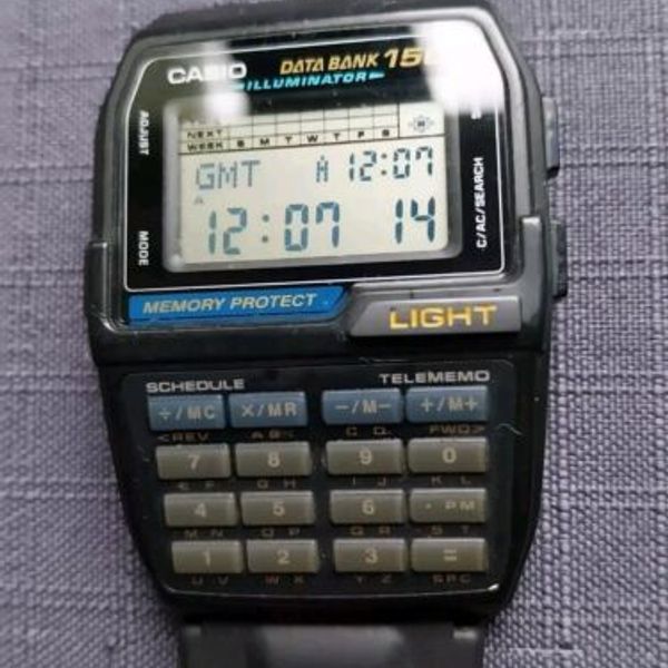 Casio DBC-150 Data Bank Digital Wristwatch Vintage | WatchCharts ...