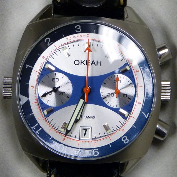 SOLD: Poljot Ocean (OKEAH) LE Chronograph $400 | WatchCharts