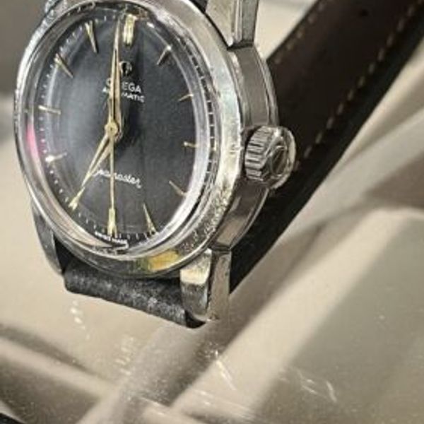 Vintage Omega Seamaster Automatic Cal.471 Mens Black Dial Great Run ...