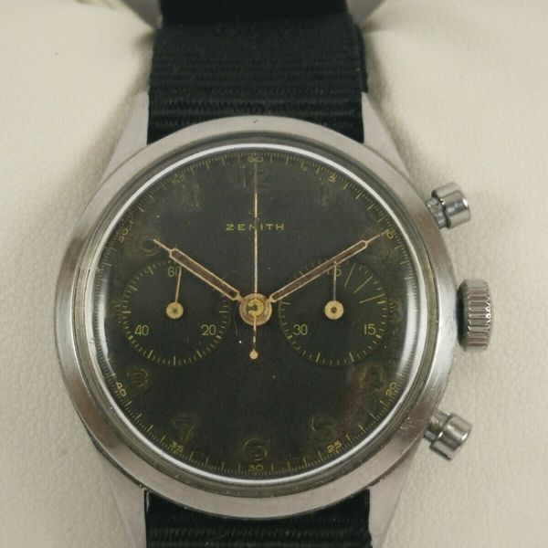 ZENITH PILOT JNA YUGOSLAV AIR FORCE MILITARY CHRONOGRAPH CALIBER 143-6 ...