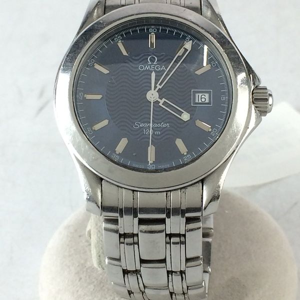 [Used] Omega Seamaster/Seamaster 120/SS/Analog/NVY/SLV [Clothing goods ...