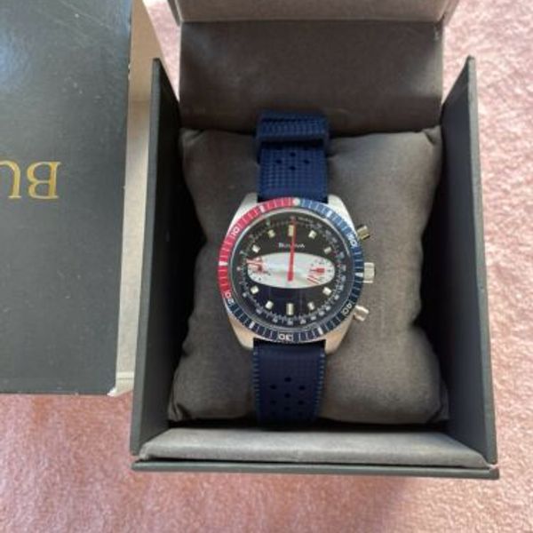 Bulova Chronograph A Surfboard C8601513 98A253 Quartz Analog Watch ...