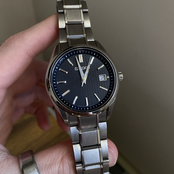 Seiko SBTM341 JDM Solar Radio-controlled Titanium | WatchCharts Marketplace