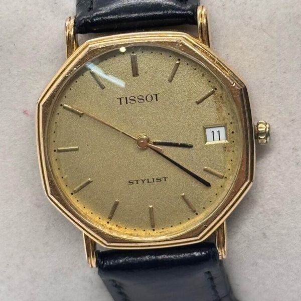 Tissot Stylist Vintage Men's Watch Quartz Swiss Made 33mm Working Well ...