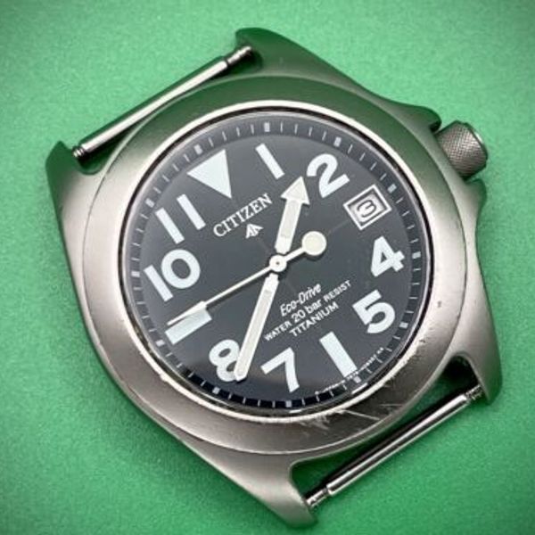 Citizen Promaster Titanium Eco-Drive Ray Mears 7878 Men's Midsize Tough ...