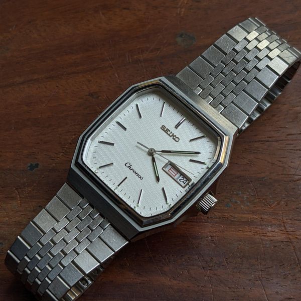 [WTS] Reserved Seiko Chronos in Waffle Dial ???? Octagon Case ...