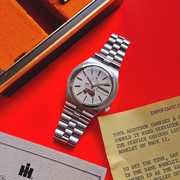 Bulova Accutron Watch 1976 International Harvester Pro-Ag Tractor 2182 ...