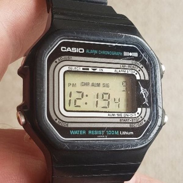 F.S. Vintage Casio W-200 module 108 Marlin | WatchCharts