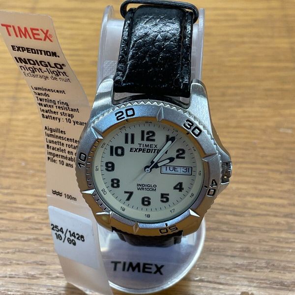 TIMEX INDIGLO EXPEDITION WATCH WRISTWATCH GENTS MENS VINTAGE PRE OWNED BOXED | WatchCharts ...