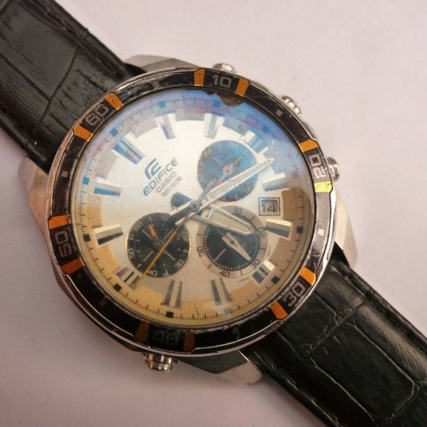 Casio Edifice Chronograph 5378 EFR-534 Date WR 100M Watch Japan ...