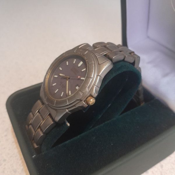 Citizen Eco-Drive Titanium Solar-Powered E110-H24610 | WatchCharts ...