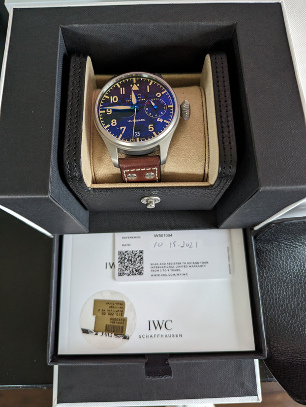 FS: IWC Big Pilot Heritage titanium IW501004 | WatchCharts