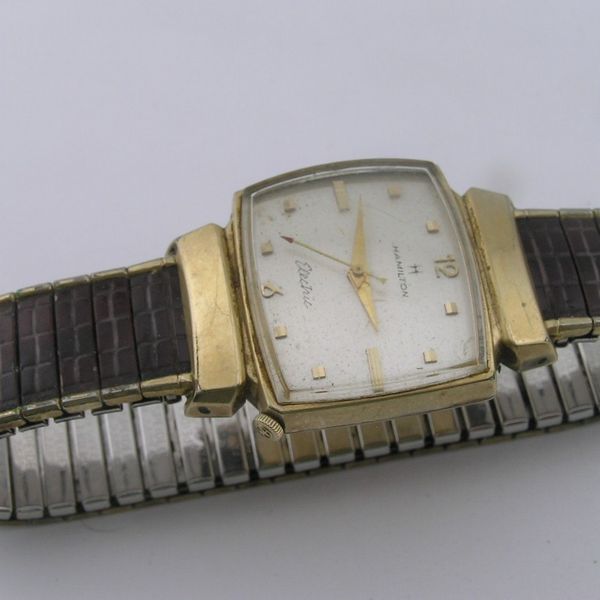 Vintage Hamilton Electric Watch 1966 Fancy Case 505 Movement Needs ...