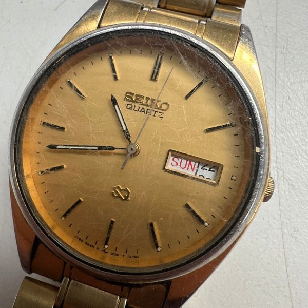 GENTS VINTAGE SEIKO QUARTZ GOLD PLATED WRISTWATCH - 5Y23 8A11 | WatchCharts Marketplace
