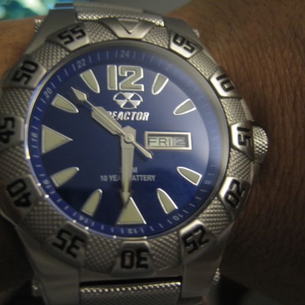 FS: Reactor Gamma blue dial w/ bracelet | WatchCharts