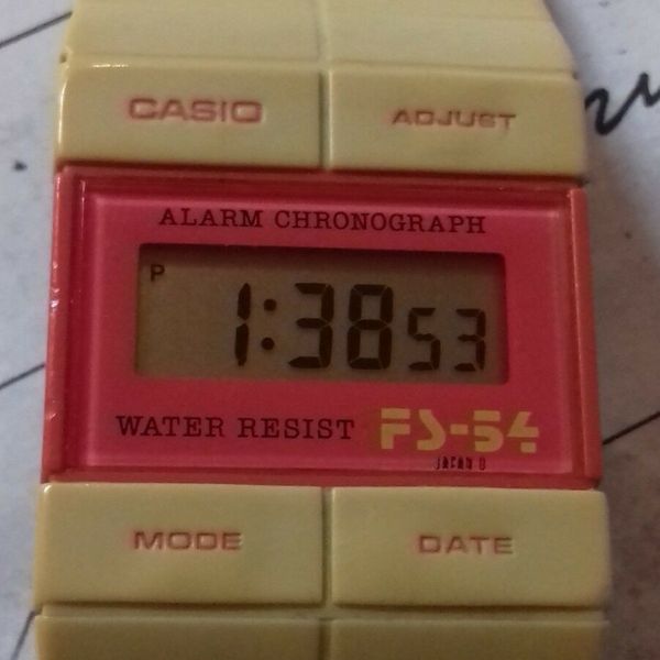Rare CASIO FS-54 LCD Vintage Digital Retro Watch Collector | WatchCharts
