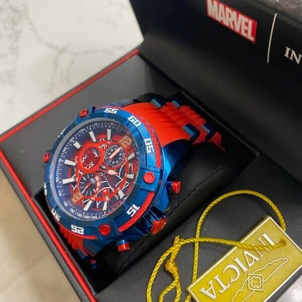 Invicta Limited Edition Spider Man Watch with Case | WatchCharts ...