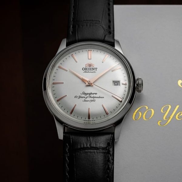 Orient Bambino Mechanical Classic Watch - 38mm - SG60 Limited Set ...