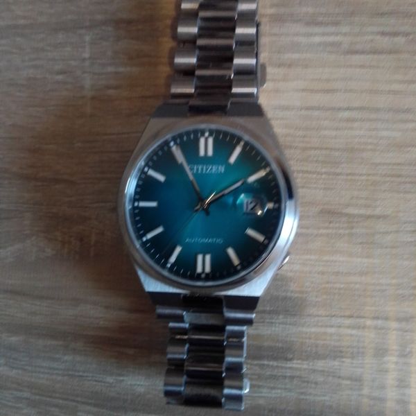 Citizen Men's Automatic Tsuyosa Watch Teal OmbrÃ© Dial | WatchCharts ...