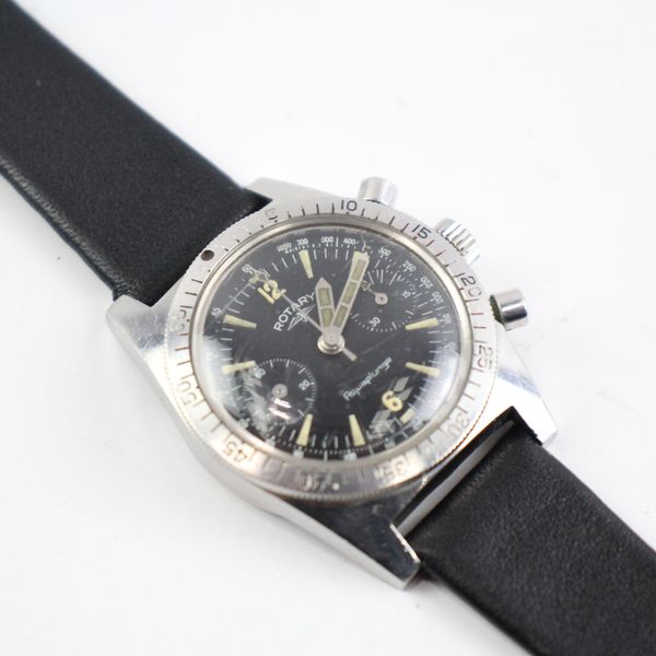 Rotary Aquaplunge Chronograph Watch Hand-Wind Working | WatchCharts ...
