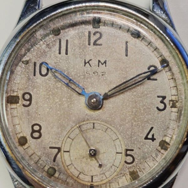 Orologio Militare KM 592 * ww2 kriegsmarine * Alpina watch Cal.592 ...