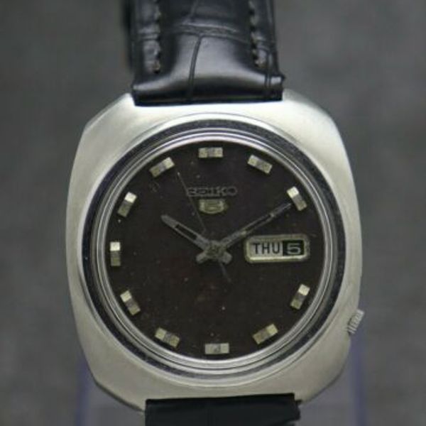 70's Vintage Seiko 5 Automatic Movement 6119-8430 Japan Made Watch ...