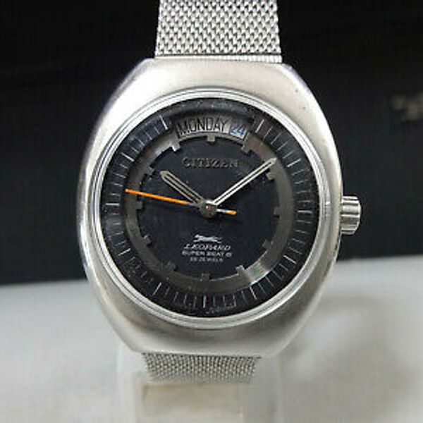 Vintage 1970 CITIZEN Automatic watch [LEOPARD Super Beat 8] 26J ...