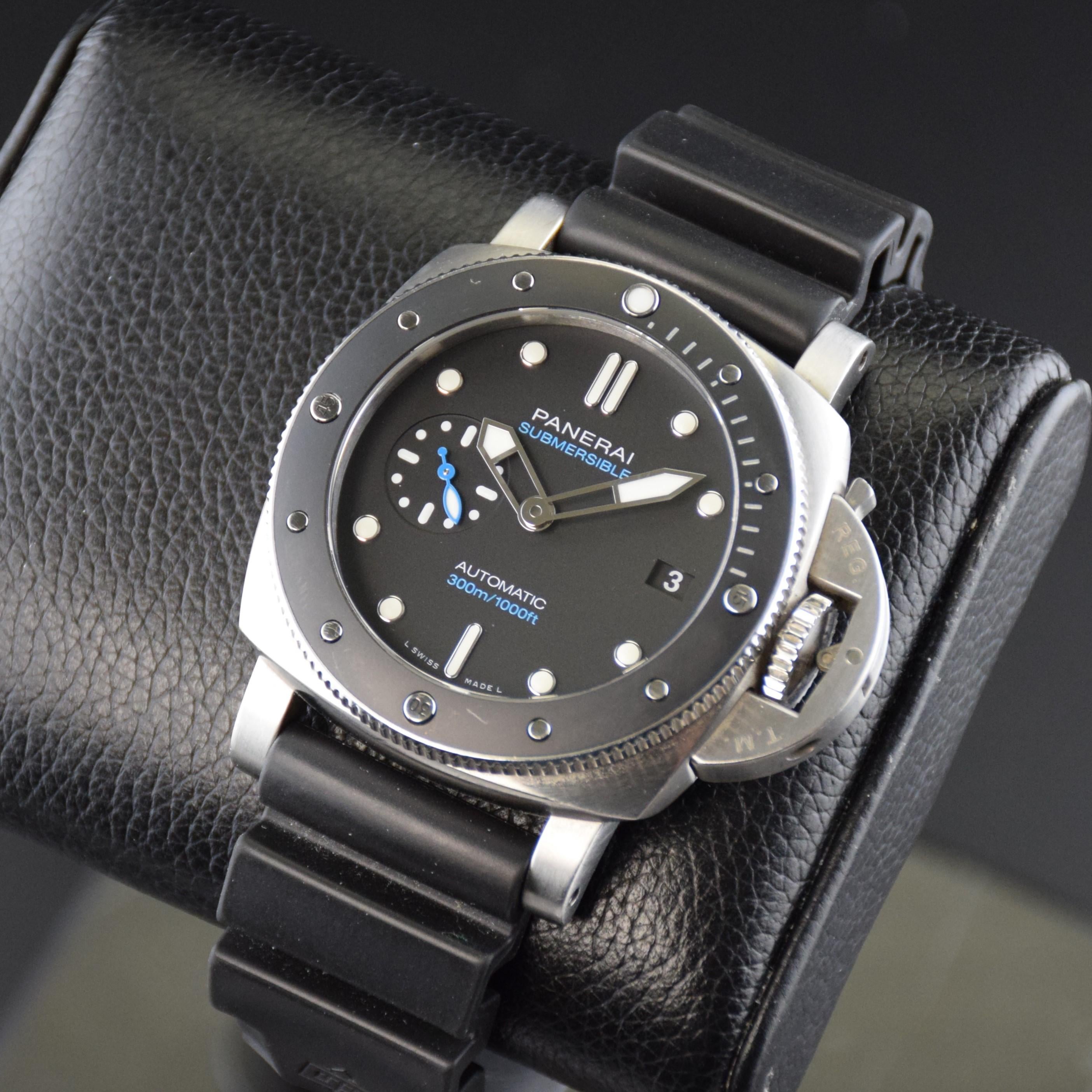 [WTS] Panerai Submersible PAM683 Black Dial 42mm Full Kit | WatchCharts ...