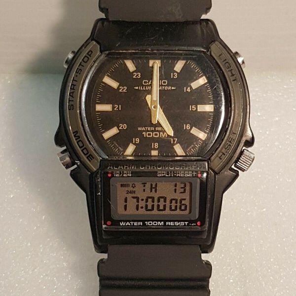 CASIO AW-61 Analog Digital Men's Watch NEW BATT | WatchCharts