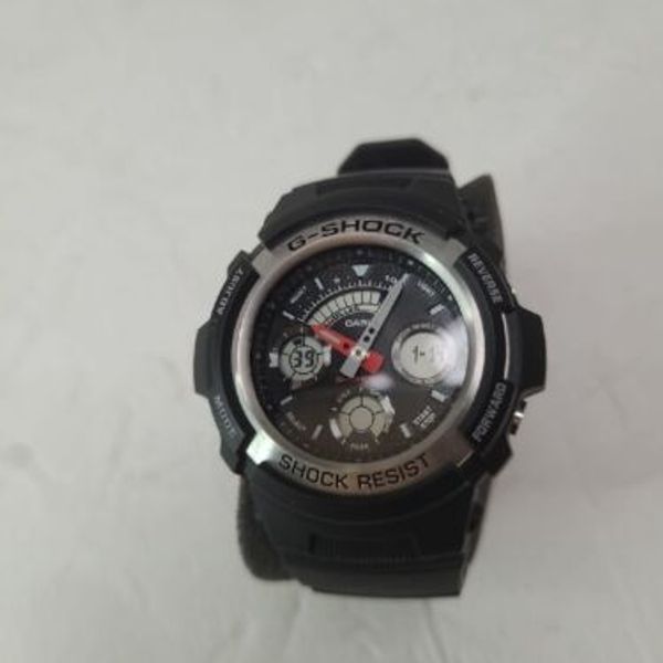 Casio G-Shock AW-590 Module 4778 Analogue Digital Watch World Time ...