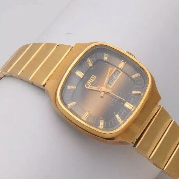 Oris Star Crystal 21 Jewels automatic Ladies Day/Date Watch Vintage ...