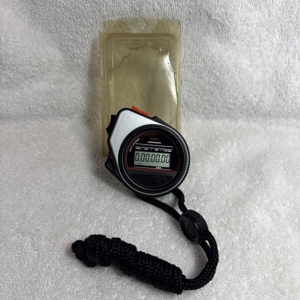 New / NOS - Timex Quartz Digital Stop Watch Chronograph Track Lap Split ...