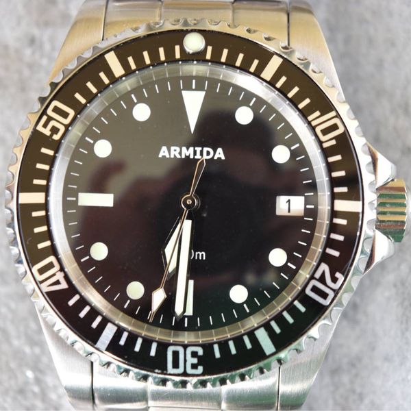 Armida A9 Black Dial w/ date | WatchCharts Marketplace